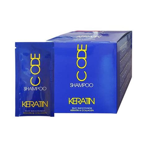 Sampon Keratin Code Cu Keratina Si Colagen Set 40 Plicuri X 15ml Estetoro