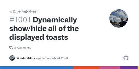Dynamically Show Hide All Of The Displayed Toasts Issue Scttcper Ngx Toastr GitHub