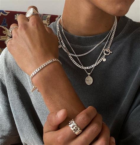 Mens Silver Jewelry Fashion Jewelry Mens Necklaces Artofit