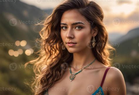 A Portrait Of Breathtakingly Gorgeous Exotic Beautiful Woman