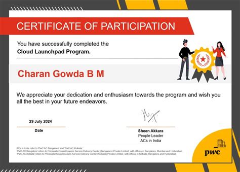 charan gowda bm on linkedin pwclaunchpad professionaldevelopment techskills careergrowth