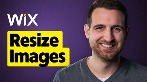 how to resize images on wix youtube