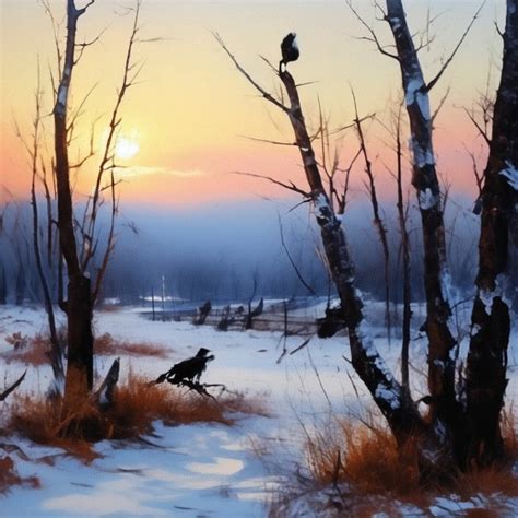 Картина «Грачи прилетели Саврасова в Шедевруме Нейросети и Я Дзен