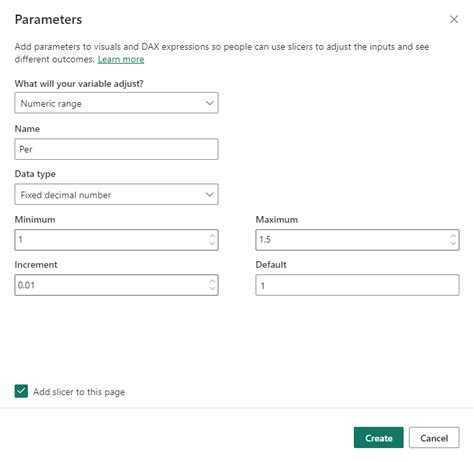 Solved: Changing a parameter based on a slicer - Microsoft Fabric Community