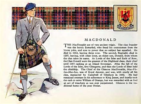 Clan Macdonald Their Castle And Information