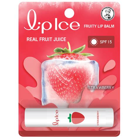 Mantholatum Lip Ice Fruity Lip Balm Strawberry 3 5g Order Online