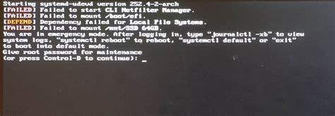 Boot Failing After Update Kernel Modules Not Loading Kernel Boot Graphics Hardware