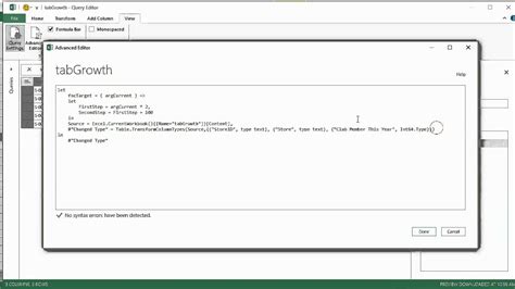 User Function Multi Step Power Query Jumpstarter Youtube