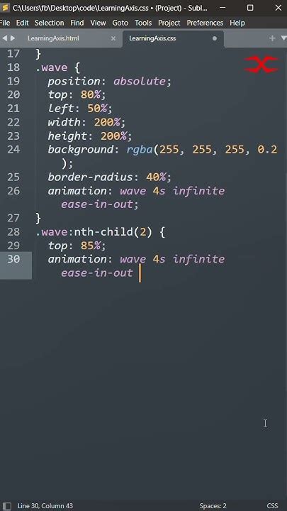 Liquid Animation Html Css Youtube