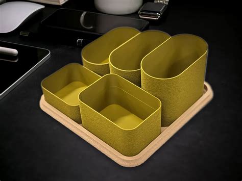 Modular Desk Organizer 18x18cm By Chicky Makerworld