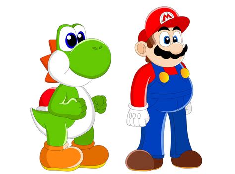 Mario And Yoshi New Designs By Kallan21 On Deviantart