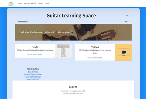 learning space detail page design · issue 530 · bounswe