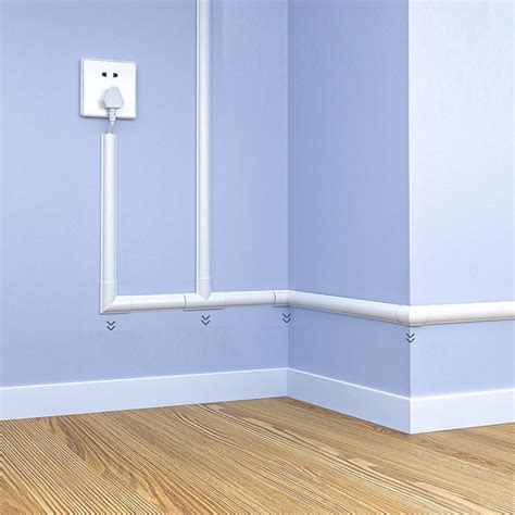 Cord Cover Self Adhesive Wire Hiders Half Cable Raceway To Hide Wires Wall Electrical Cable