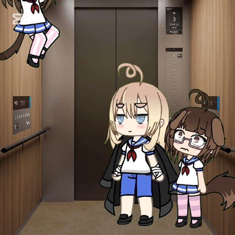 Stuck In An Elevator Chronichighschool Gacha Gachalife Gachameme