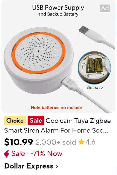 New Siren Device Recommended Devices And Integrations Smartthings Community