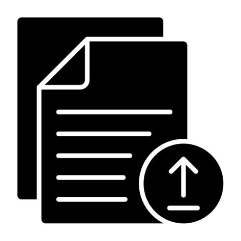 Premium Vector File Upload Icon