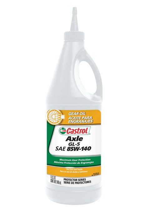 Castrol Axle Gl 5 Sae 85w 140 Protector Series Gear Oil 1 Quart