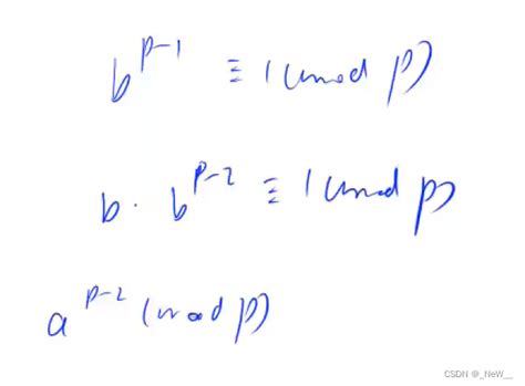 快速幂求逆元 Csdn博客