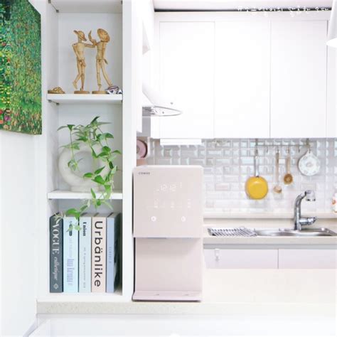 주방인테리어가 예쁜 코웨이 아이콘 얼음정수기 렌탈 네이버 블로그