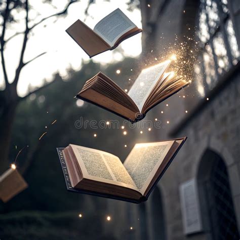 Flying Magic Books Illustration Stock Illustration Illustration Of Theme Magic 353526131