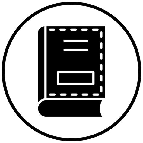 Premium Vector Book Cover Icon Style