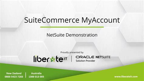 Oracle Netsuite Introducing Netsuites Myaccount Youtube