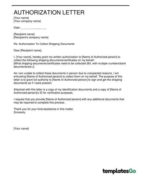Authorization Letter An Ultimate Guide With Pics