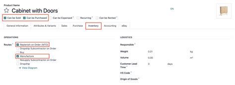 odoo tutorial make to order process in odoo 17 explained