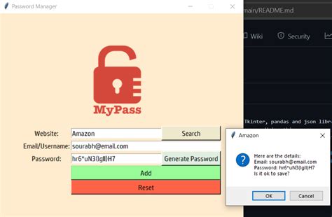 Github Gupta731 Password Manager This Password Manager Application Is Made In Python Using