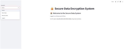 Cybersecurity Dataencryption Python Streamlit Opensource Arif Khan