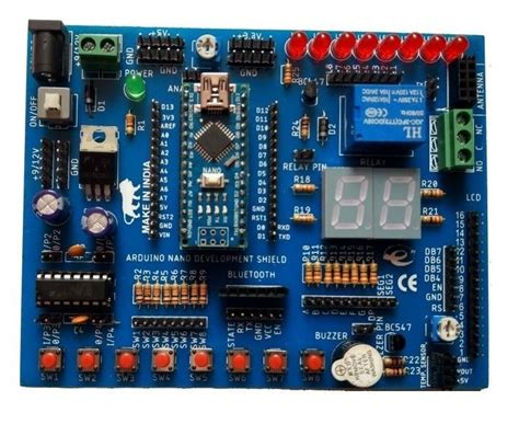 wireless rf encoder and decoder board with 433 mhz module and 6 pin wires