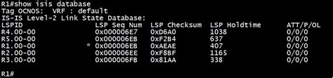 Segment Routing Extension With Igp Is Is In Ocnos Ip Infusion