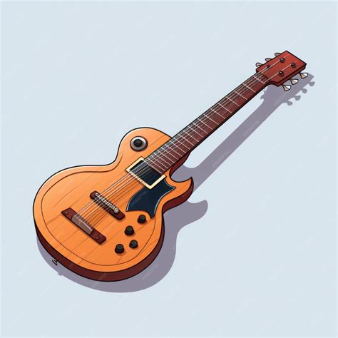 Premium Photo Doodle Rocker The Animated Adventures Of The Groovy Guitar