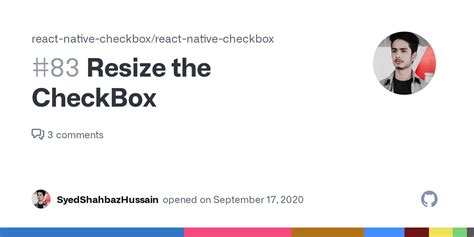 Resize The Checkbox · Issue 83 · React Native Checkboxreact Native Checkbox · Github