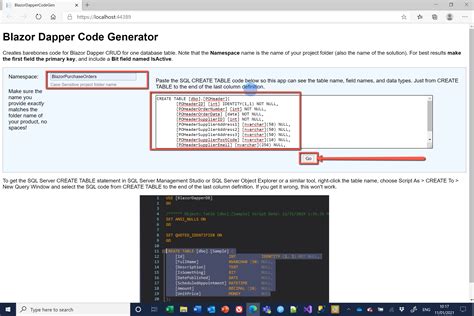 Dapper Code Generator Purchase Orders
