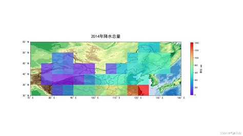 Python 计算中国5°×5°方格 年总降水python计算栅格图像最大降水量 Csdn博客