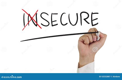 insecure to secure stock image image of guard motivation 53252887