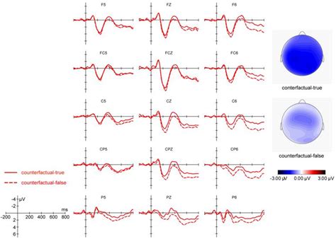 Grand Average N 24erp At 15 Exemplar Electrodes Time Locked To The