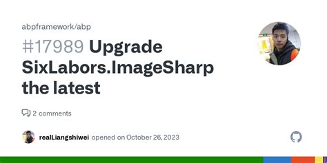 Upgrade Sixlaborsimagesharp The Latest · Issue 17989 · Abpframework