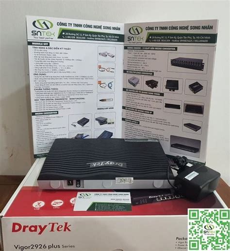 ThiẾt BỊ CÂn BẰng TẢi Draytek Vigor 2926 Plus CÔng Ty Tnhh CÔng NghỆ Song NhÂn