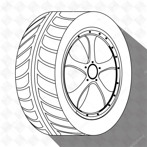 How To Draw A Tire Drawing Tips Guide