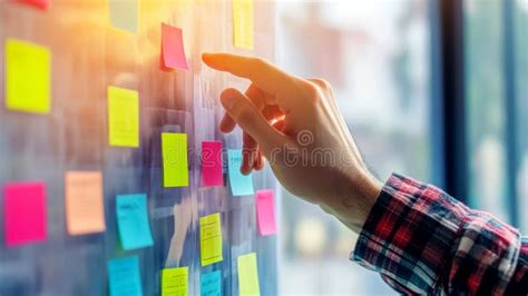 Agile Software Development Scrum Methodology Boards Workflow Finger