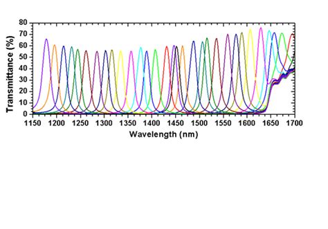Pixel Level Stepped Hyperspectral Filter