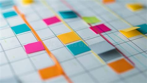 A Grid With Checkboxes For Different Tasks Helping To Track Progress