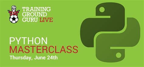 Training Ground Guru On Demand Introduction To Python Masterclass