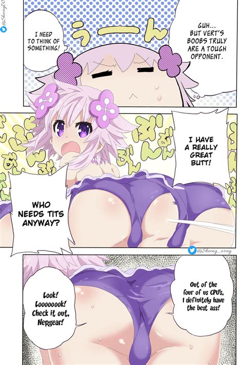 Rule 34 Angry Face Ass Ass Focus Choujigen Game Neptune Colored Neptune Neptunia Pink Hair