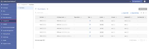 integrations tab