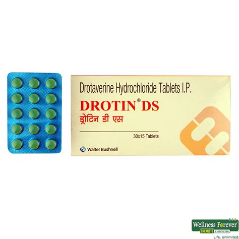 Buy Drotin Ds 15 Tablets Online At Best Prices Wellness Forever