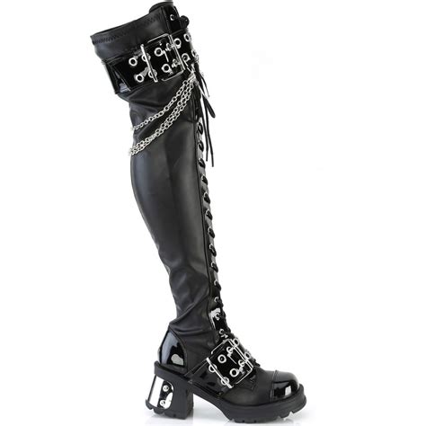 Bratty 304 Vegan Leather Knee High Boots • Immoral Fashion