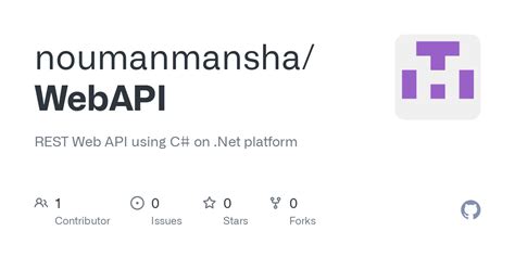 Github Noumanmansha Webapi Rest Web Api Using C On Net Platform